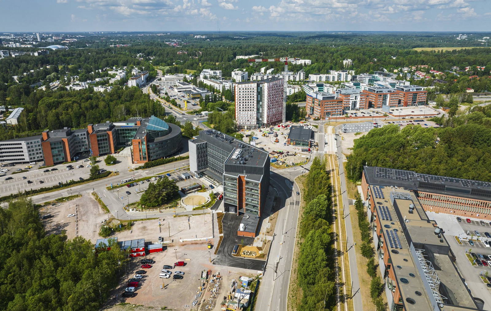 Construction of the third phase of Innopoli 4 has begun in Otaniemi
